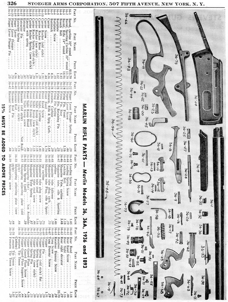 Exploded Diagrams Of Most Marlin Rifles Marlin Firearms, 54% OFF
