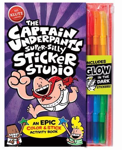 Captain Underpants Super-Silly Sticker Studio : An EPIC Color and Stick ...