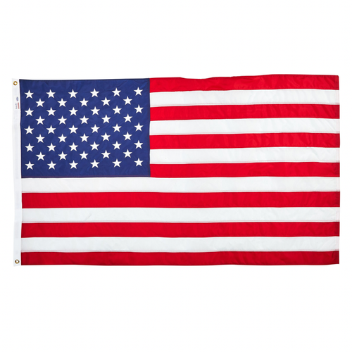 Valley Forge US American Flag 3'x5' PRINTED Poly/Cotton 100% Made in ...