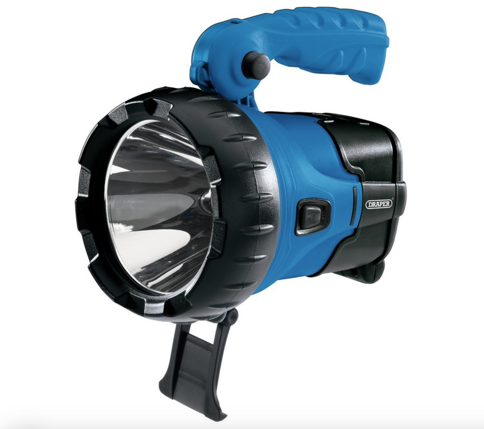 Draper 90091 10W LED Rechargeable Spotlight Torch with Built in Power ...