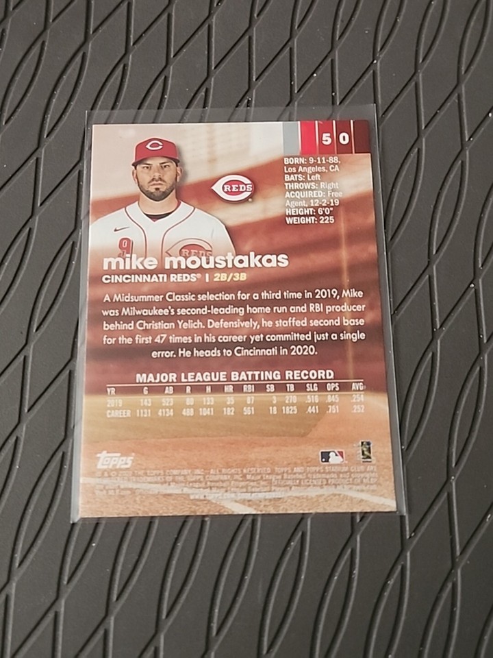 Mike Moustakas 2020 TOPPS STADIUM CLUB Baseball Card | eBay