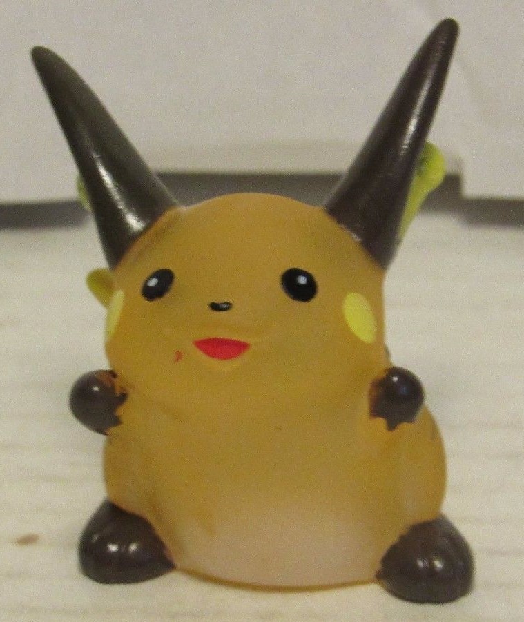 1996 Pokemon Finger Puppet Clear Raichu Gotta Catch Them All Nintendo ...