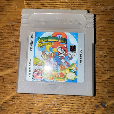 Genuine Nintendo Game Boy Super Mario Land 2 - Six Golden Coins ...