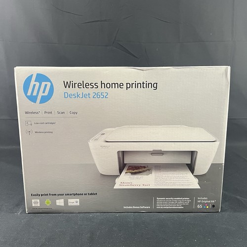 HP Deskjet 2652 Wireless Color Inkjet All-in-one Printer Brand New in ...