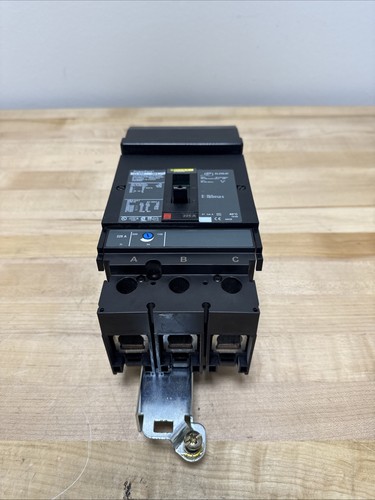 SQUARE D JJA36225 JJA I-LINE 3 POLE 225 AMP 480v 65KAIC CIRCUIT BREAKER ...