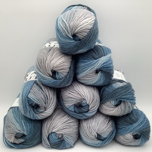 Yarn Outlet Variegated Aran Knitting Crochet Yarn 10X100g Balls A11 ...