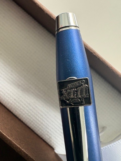 Cross Century II Classic Black Ballpoint Pen 412WG-24 w/Super Bowl 42 ...