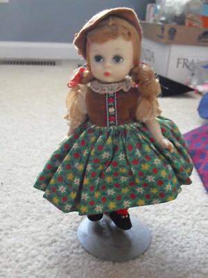 Vintage 1960s Madame Alexander Tyrolean Girl Doll 7 1/2" Tall | eBay