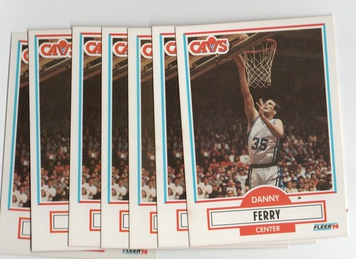 DANNY FERRY CLEVELAND CAVALIERS 1990-91 FLEER ROOKIE RC 7X LOT | eBay
