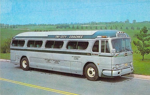 1963 PA Bethlehem Tri-City Coach Bus Line Inc Business Card 2.25x3.5 #4 ...