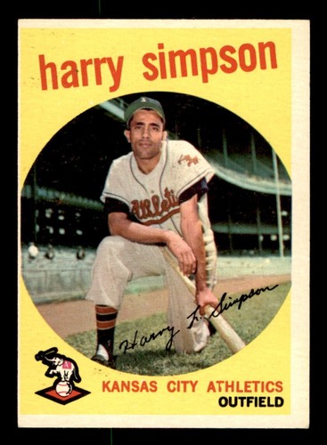 1959 Topps Baseball #333 Harry Simpson VG/EX *e4 | eBay
