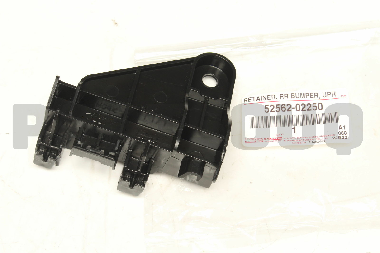 5256202250 Genuine Toyota RETAINER, REAR BUMPER, UPPER RH 52562-02250 ...