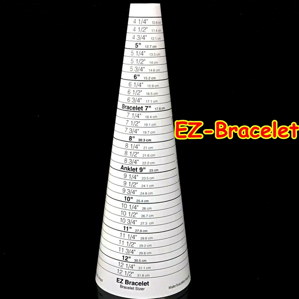 EZ Bracelet Sizer Gauge Travel Size(4"-12.5") or EZ Necklace Size 11 ...