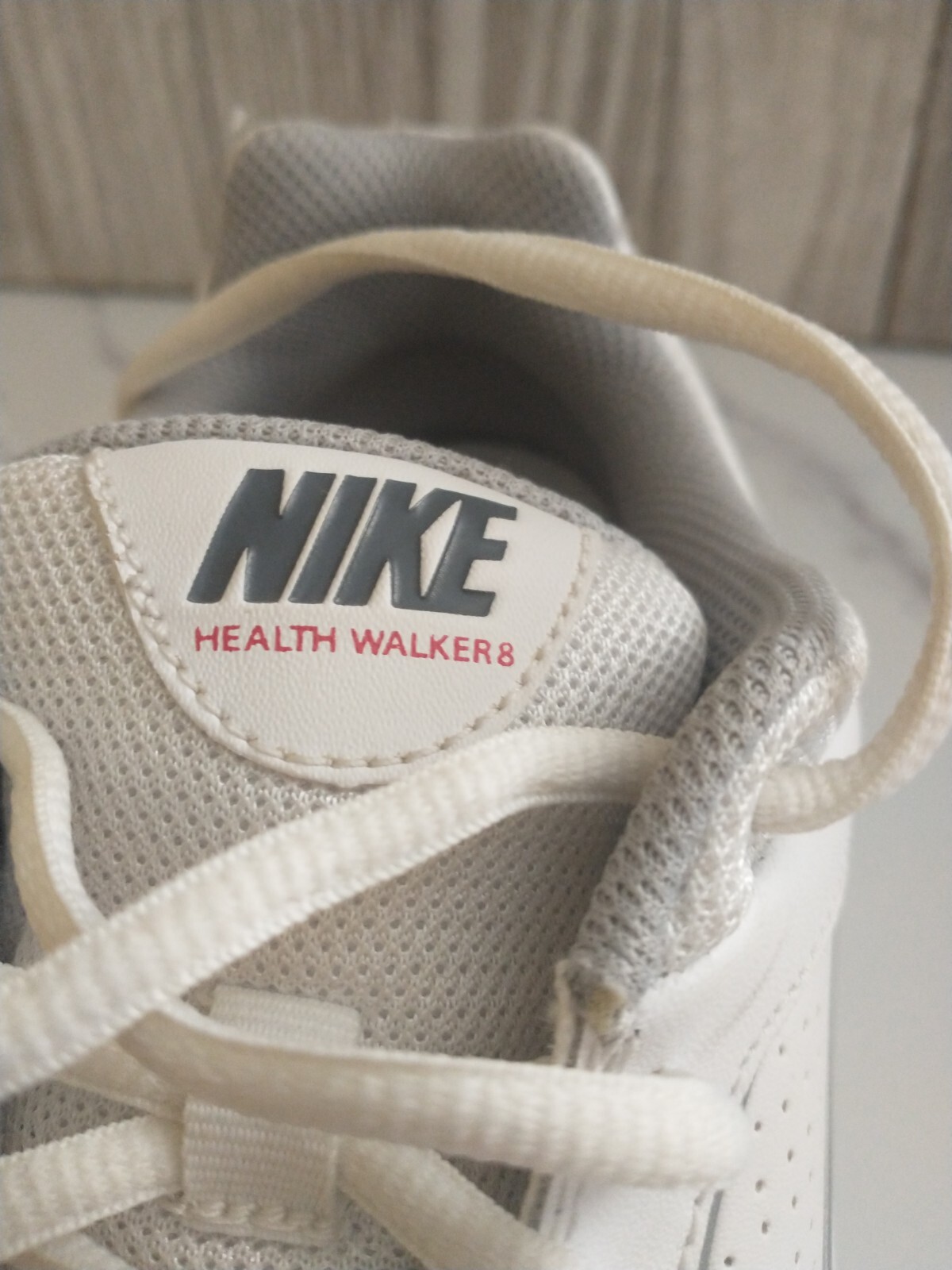 Nike Womens Air Health Walker 8 White Running Shoes S… - Gem