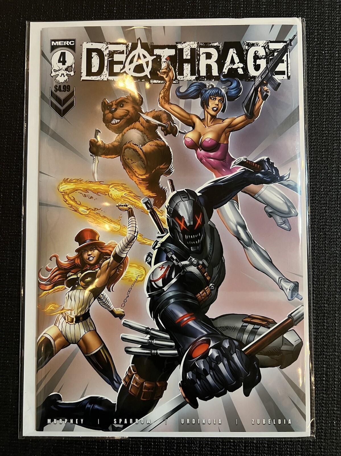 Deathrage #4 Josef Rubinstein Variant Merc Publishing Mr Cuddles ...