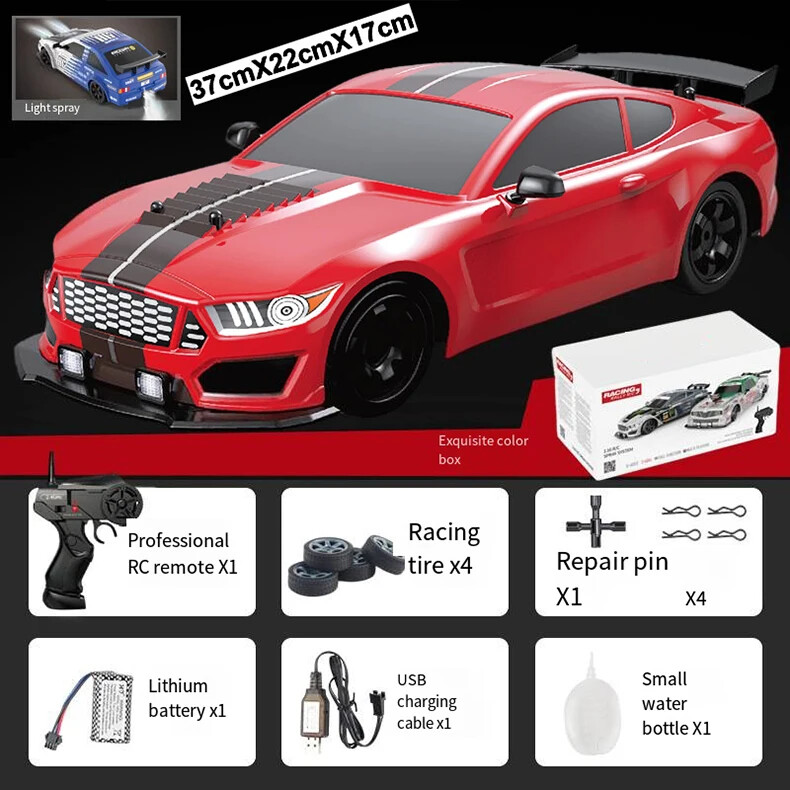 1/18 Model 2.4G 2WD ESP Gyroscope Full Scale Controlled Model RC Drift ...