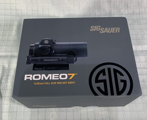Sig Sauer ROMEO7 1x30mm Red Dot Sight w/ 3 MOA Dot Reticle - SOR71001 ...