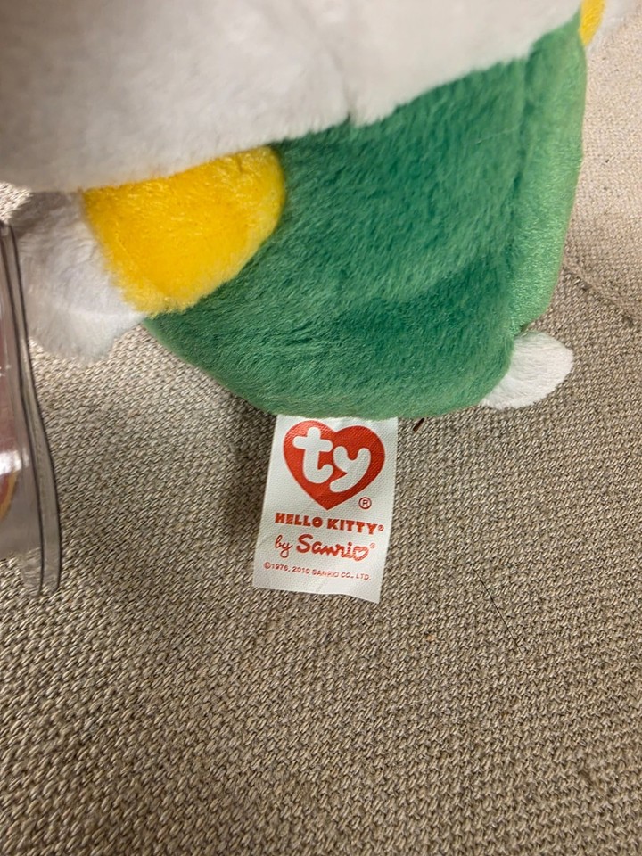 Ty Beanie Babies Hello Kitty Plush Christmas Elf with Candy Cane 6 ...
