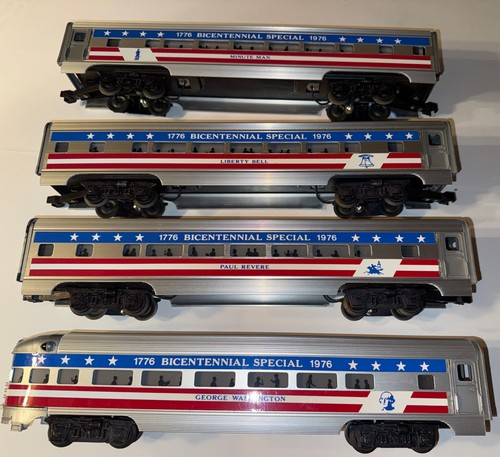 Williams Amtrak O Scale Train Set The Bicentennial Special-excellent ...
