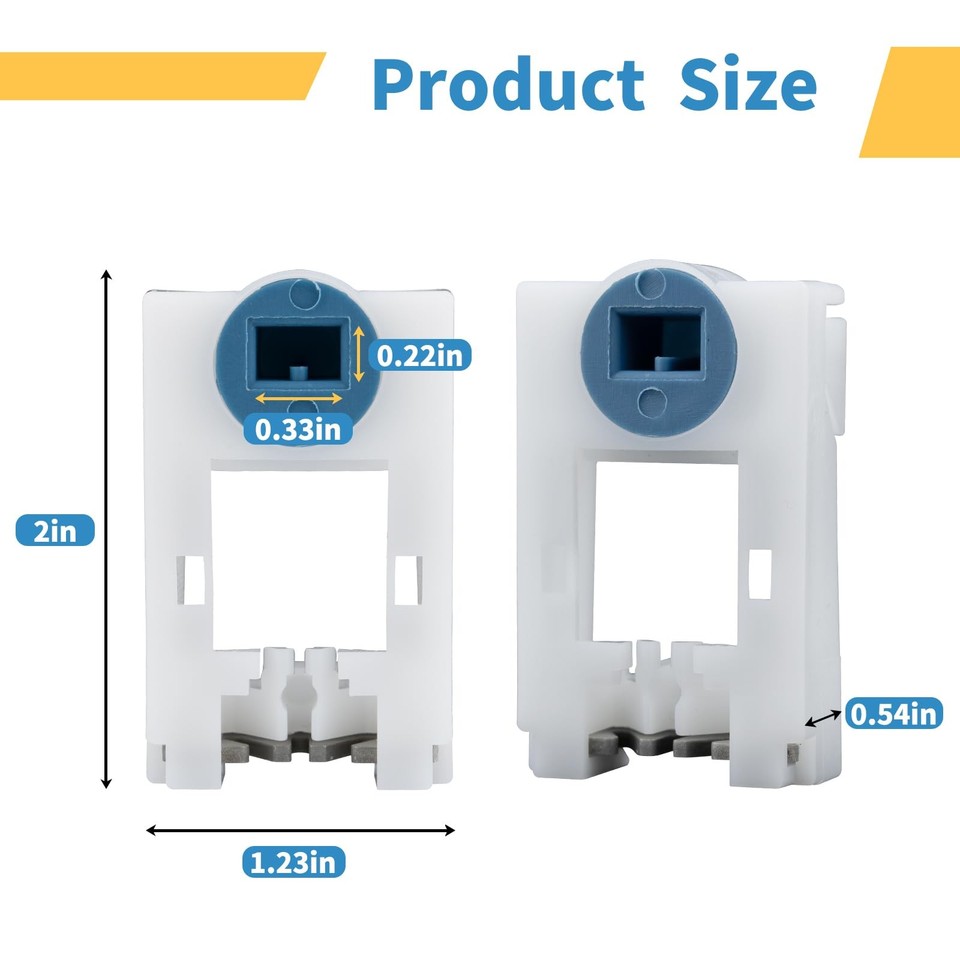 4 Pcs H 3785 Tilt Window Spiral Balance Pivot Lock Shoe by - Vinyl Tilt ...