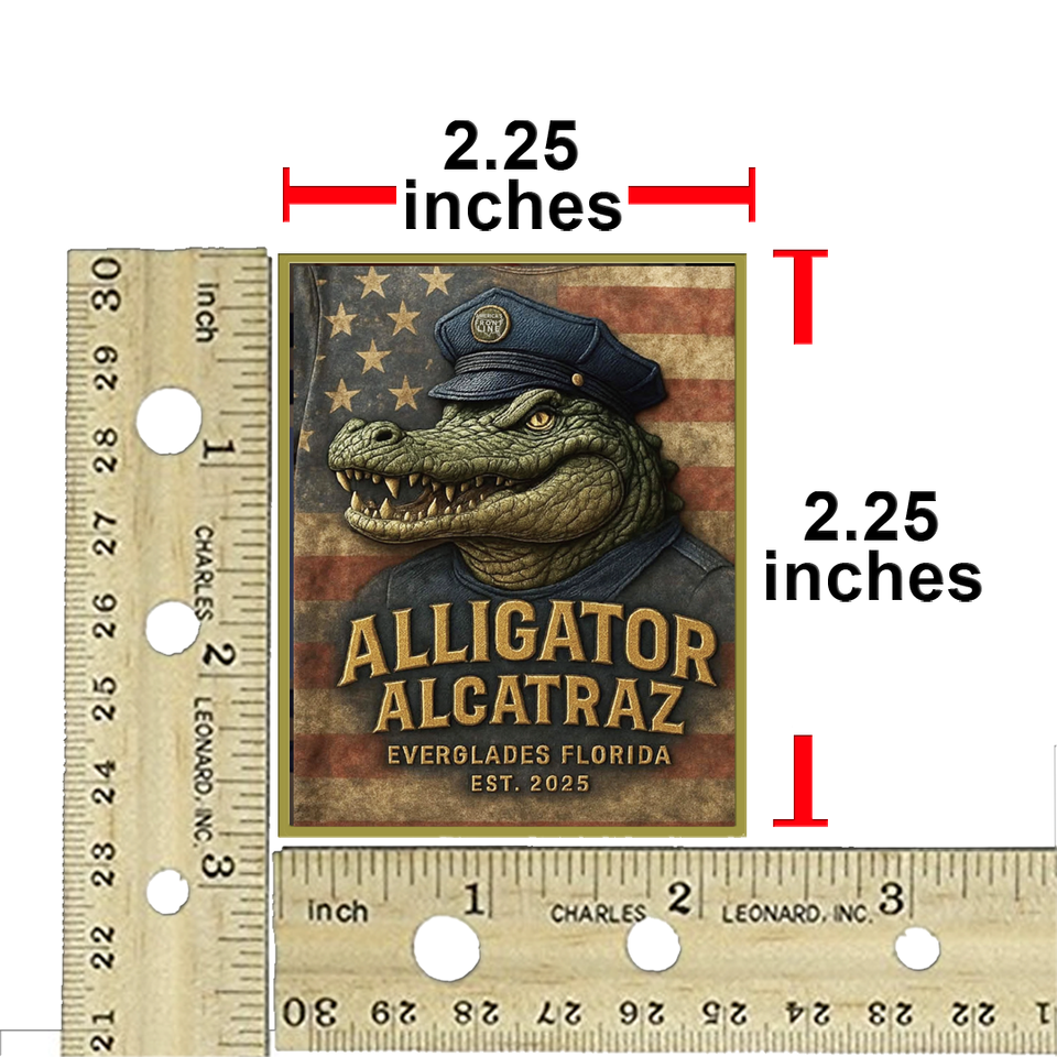 EL8-11 Alligator Alcatraz Challenge Coin FHP FWC FDLE ICE Border Patrol ...