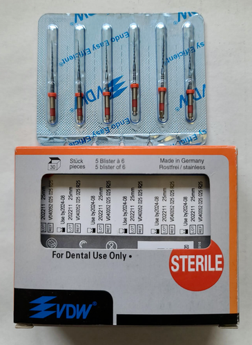 ALL SIZE VDW RECIPROC Blue Dental Endo NiTi File 6pcs/set | eBay