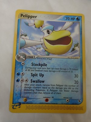 RARE PELIPPER 19/109 EX RUBY & SAPPHIRE SET POKEMON CARD GO | eBay