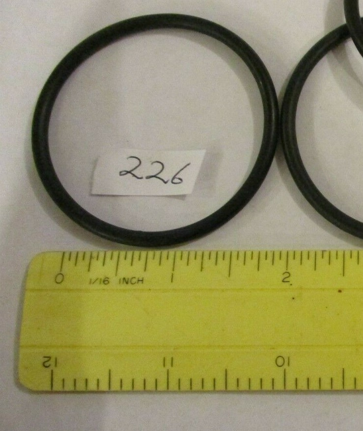 226 O-ring 2" ID x 2-1/4" OD x 1/8" thick. Buna-70. Quan 2. | eBay