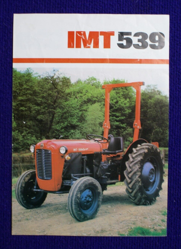 IMT 539 DELUXE TRACTOR YUGOSLAVIA BROCHURE AGRICULTURE FARMING ...
