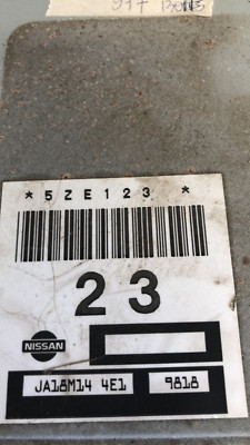 2000-2001 Nissan Altima ecm ecu computer JA18M14 4E1 | eBay