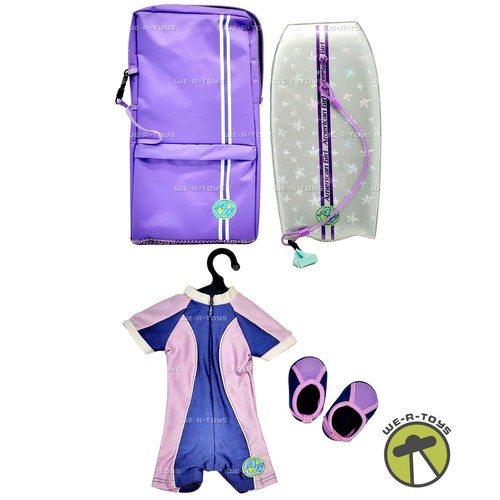 American Girl Kailey Wetsuit Water Socks and Boogie Board Lot of 4 From ...