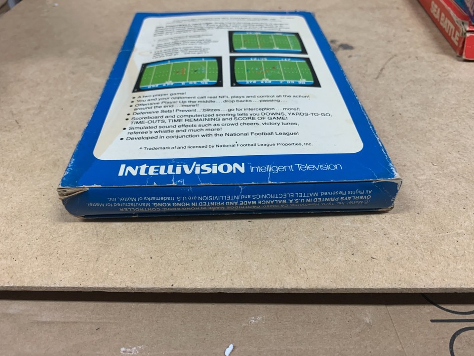 INTELLIVISION MATTEL ELECTRONICS NFL FOOTBALL | eBay