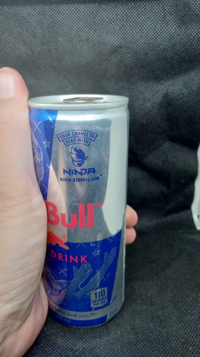 Redbull Can In Hand Personalized (engraved) Red Bull Beverage Can,