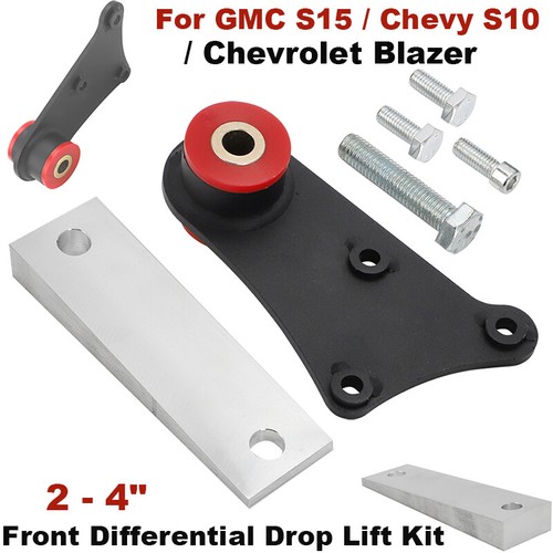 For 1982-2005 GMC S15 Chevy S10 Blazer 4WD 2-4" Front Differential Drop ...