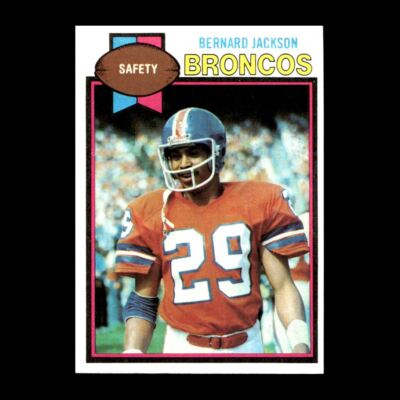 Bernard Jackson 1979 Topps Denver Broncos #12 R309H 2 | eBay