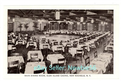 New Rochelle NY - MAIN DINING ROOM-GLEN ISLAND AMUSEMENT PARK CASINO ...
