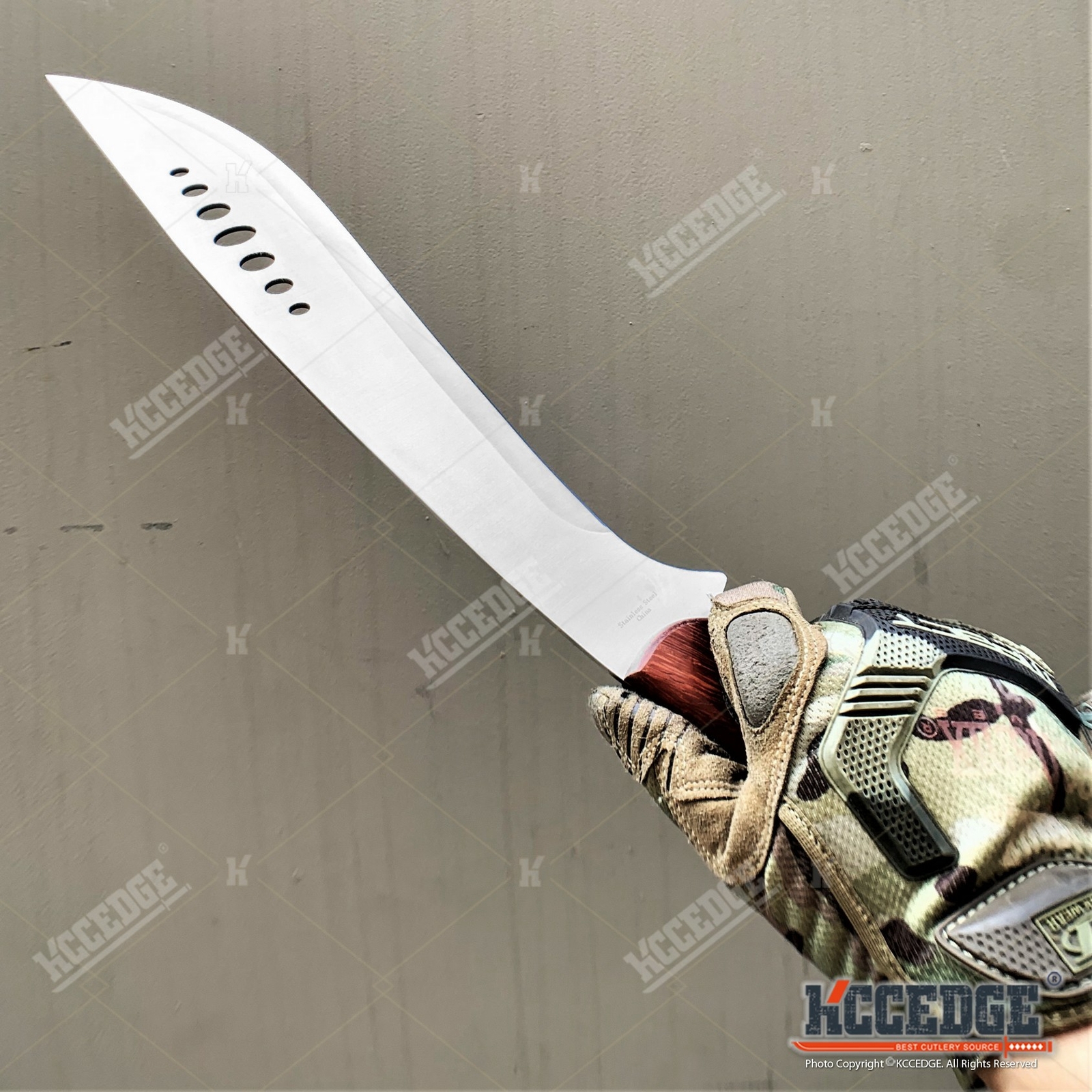 21" CHOPPING MACHETE FULL TANG KUKRI Hiking Gear Emergency Gear ...
