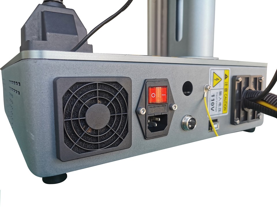 US MAX 50W Fiber Laser Metal Marking Cutting Machine EZCAD 2 Jewerly ...