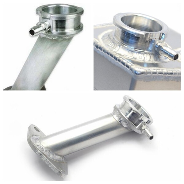 32mm 1.25" Billet Aluminum Weld On Filler Neck Billet with 0.9 Bar ...