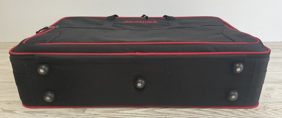 Bernina XL Embroidery Module Bag Black & Red Fits 7 & 8 Series /sb | eBay