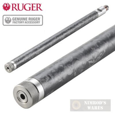 Ruger 10/22 Bull Barrel 16.1" CARBON FIBER 1:16 RH Tensioned Threaded ...