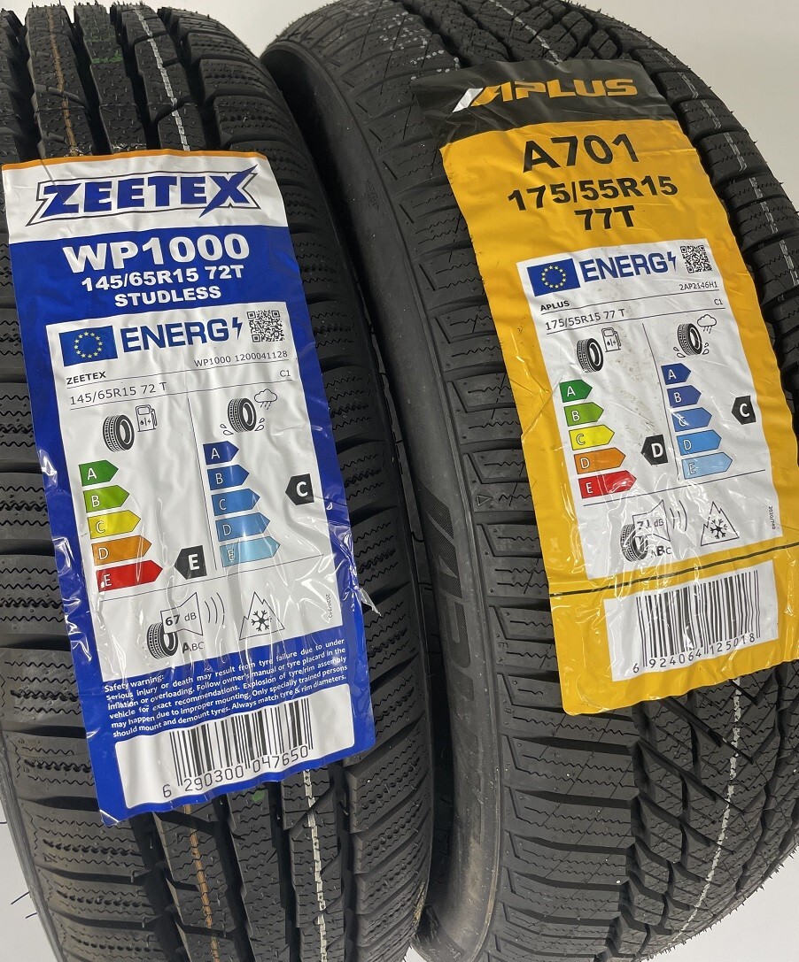 Peugeot iOn Winterreifen Reifensatz 145 65 + 175 55 R15 vier Stück ...