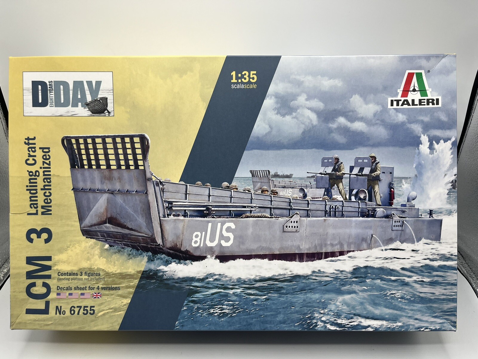 Italeri LCM 3 Landing Craft Mechanised 1:35 Model Kit | eBay