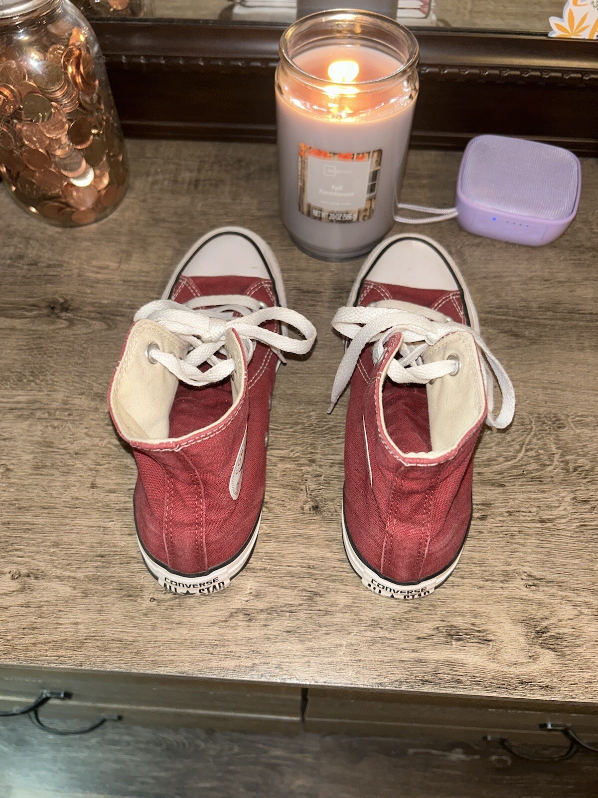 Converse Chuck Taylor All Star Canvas High Maroon - Gem