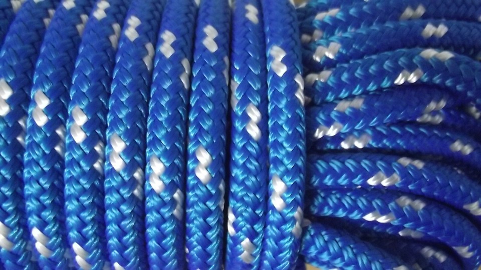 3/8" (10mm) x 85' Sail/Halyard Line, Double Braid Polyester, Sheets ...