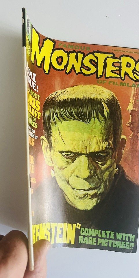 Monsters of Filmland # 56 July 1969 Frankenstein Boris Karloff Vincent ...