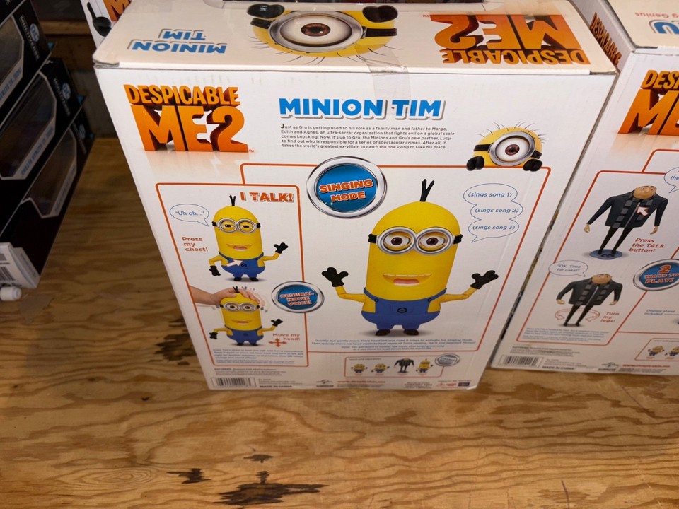 Despicable Me 2 Thinkway Toys Minion Tim & Dave & Stuart & Jerry & Gru ...
