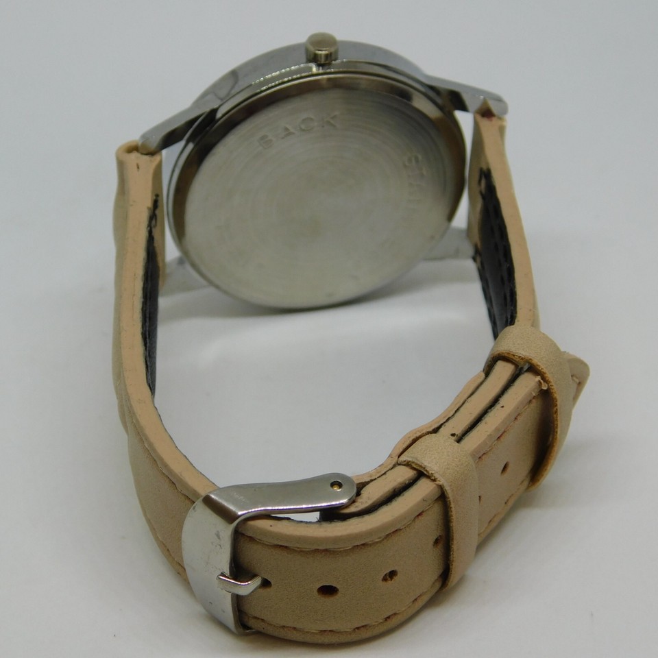 Speedometer Genuine Leather Band Quartz Analog Men's Fashion Watch New ...