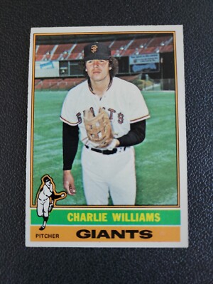 1976 Topps Charlie Williams . San Francisco Giants #332 B14 | eBay