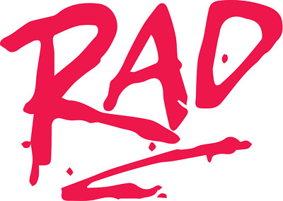 RAD vinyl decal sticker car BMX bike cult movie dvd Bill Allen Lori ...